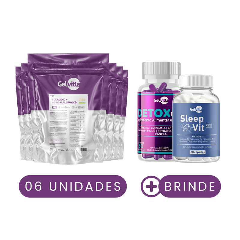 COLÁGENO VERISOL® + ÁCIDO HIALURÔNICO HAPLEX® PLUS + BIOTINA + VITAMIN