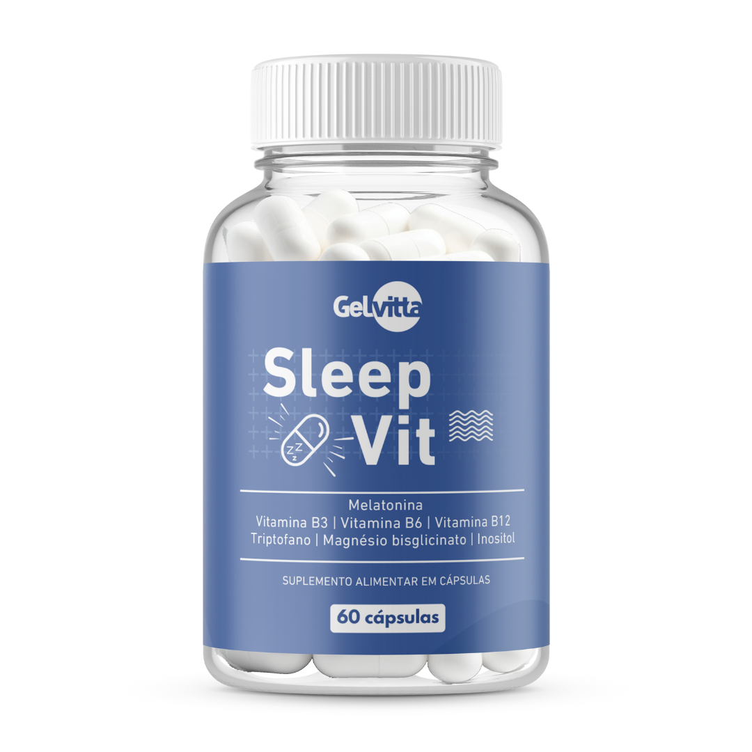 SLEEP VIT® - SONO E RELAXAMENTO - MELATONINA-TRIPTOFANO-MAGNÉSIO-VITAM